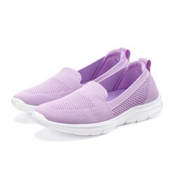 Slipper Lascana "Halbschuh, Sneaker", Damen, Gr. 38, lila (flieder), Obermaterial: 100% Textilmaterial. Decksohle: 100% Textilmaterial. Futter: 100% Textilmaterial. Laufsohle: 100% Synthetik, Strukturmuster, unifarben, Basic, Schuhe Slipper, aus bequemen Textil-Material zum Reinschl&uuml;pfen VEGAN