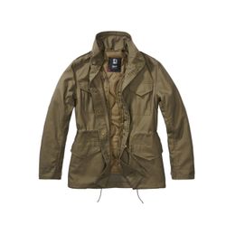 Parka Brandit "Brandit Damen Ladies M65 Standard Jacket", Damen, Gr. L, olive, 80% Polyester, 20% Baumwolle, mehrfarbig, normal, ohne Ausschnitt, Jacken Parka
