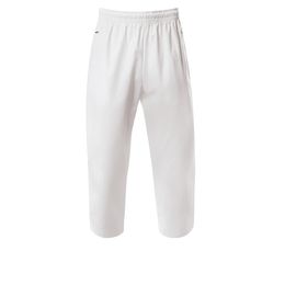 Jerseyhose TRIGEMA "TRIGEMA 3/4 Freizeithose aus Baumwolle", Herren, Gr. XXL, US-Gr&ouml;&szlig;en, wei&szlig;, Web, 100% Baumwolle, Basic, Hosen Jerseyhose