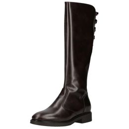 Stiefel Nero Giardini "Nero Giardini Stiefel Leder", Damen, Gr. 40, dunkelbraun, Leder, Schuhe Stiefel