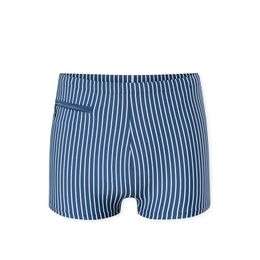 Schiesser Boxer-Badehose ' Ocean Swim ' Herren Gr&ouml;&szlig;e M blau / wei&szlig;