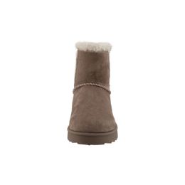Stiefel Tom Tailor "Tom Tailor Tall Boots", Damen, Gr. 38, mud, Polyester, unifarben, Schuhe Stiefel
