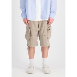 Shorts Alpha Industries "Jet Short", Herren, Gr. 30, Normalgr&ouml;&szlig;en, beige (vintage sand), Obermaterial: 100% Baumwolle, Hosen Shorts