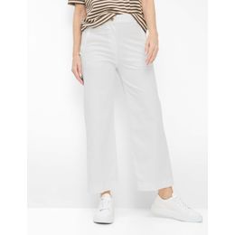 5-Pocket-Hose RAPHAELA BY Brax "Style PEGGY CULOTTE", Damen, Gr. 44, Normalgr&ouml;&szlig;en, wei&szlig;, Web, 96% Baumwolle, 4% Elasthan, Hosen 5-Pocket-Hose