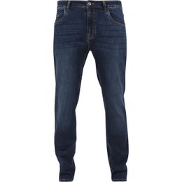 Bequeme Jeans Urban Classics "Urban Classics Herren Stretch Denim Pants", Herren, Gr. 30, Normalgr&ouml;&szlig;en, dunkelblau, 98% Baumwolle, 2% Elasthan, unifarben, normal, Jeans