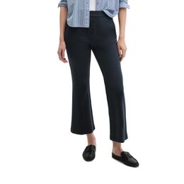 Marc O'Polo MARC O'POLO Damen Jerseyhose "MARTHE Flared"martime blau, Gr. 38, Jersey, Obermaterial: 70% Viskose, 25% Polyamid, 5% Elasthan, Hosen, MODEL MARTHE