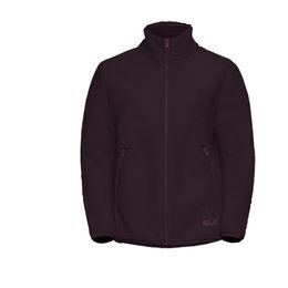 Fleecejacke Jack Wolfskin "HIGH CURL JKT W", Damen, Gr. XS, amaranth, Obermaterial: 100% Polyester, normal, Jacken Fleecejacke, &Uuml;bergangsjacke mit weichem Sherpa Fleece, mit Micro Suede Warm Lining