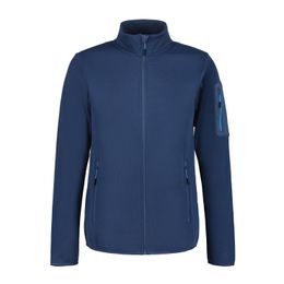 Fleecejacke Icepeak "BREDSTEDT", Herren, Gr. M, navy blau, Obermaterial: 100% Polyester, normal, Jacken Fleecejacke, sportlicher Stil, mit Stehkragen, mit Rei&szlig;verschlusstaschen