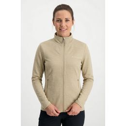 Fleecejacke Vaude "SE WO SAFIEN FLEECE JACKE", Damen, Gr. 46, linen, Obermaterial: 100% Polyester, Jacken Fleecejacke, sportlicher Stil, vielseitig einsetzbar, &Uuml;bergangsjacke