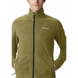 Fleecejacke Columbia "Fast Trek&trade; Light FZ Fleece", Herren, Gr. M (48), mossy gr&uuml;n, Fleece, Obermaterial: 100% Polyester, regular fit, hoch geschlossener Ausschnitt, eingesetzt,eng eingefasste Kante, Jacken Fleecejacke