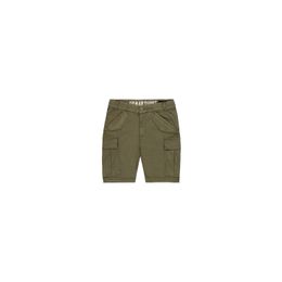 Shorts Alpha Industries "Airman Short", Herren, Gr. 29, Normalgr&ouml;&szlig;en, gr&uuml;n (schwarz olive), Obermaterial: 98% Baumwolle, 2% Elastan; Futter: 100% Baumwolle, Hosen Shorts