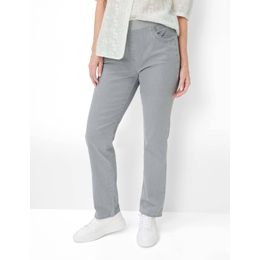 Bequeme Jeans RAPHAELA BY Brax "Style CARINA FUN", Herren, Gr. 46K (23), Kurzgr&ouml;&szlig;en, hellgrau, Denim/Jeans, 50% Baumwolle, 40% Lyocell, 7% Elastomultiester, 3% Elasthan, Jeans