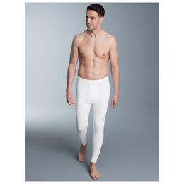 Lange Unterhose TRIGEMA "TRIGEMA Lange Unterhose im Doppelpack", Herren, Gr. 8, 2 Stk., wei&szlig;, 100% Baumwolle (Bio-Baumwolle kbA), Unterhosen Unterhose Unterw&auml;sche Multipacks Lange Unterhose