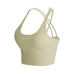 Sporttop YEAZ "Top GRACE", Damen, Gr. L, gr&uuml;n, Obermaterial: 75% Nylon NY. 25% Elasthan EL., Tops Sporttop