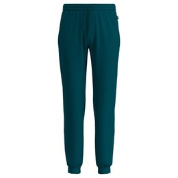 Sweathose TRIGEMA "TRIGEMA Jogginghose", Damen, Gr. 3XL, US-Gr&ouml;&szlig;en, blau (saphir), Sweatware, 70% Baumwolle, 30% Polyester, Hosen Sweathose