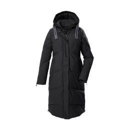 G.I.G.A. by Killtec Steppmantel "GW 41 WMN QLTD CT", Damen, Gr. 38, schwarz, Obermaterial: 100% Polyester;Futter: 100% Polyester;F&uuml;llung: 100% Polyester, G.I.G.A. DX BY KILLTEC, M&auml;ntel Steppmantel, Wasserabweisender, atmungsaktiver Mantel mit Daunenoptik