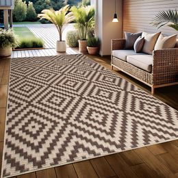Teppich OTTO HOME "Cordoba auch als L&auml;ufer erh&auml;ltlich" Gr. 1, beige (sand), B:60cm H:3mm L:110cm, Kunstfaser, Teppiche, Teppich, In- und Outdoor geeignet, Sisal-Optik, Wetterfest & UV-best&auml;ndig, Boho
