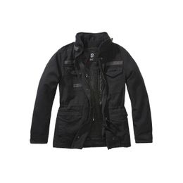 Parka Brandit "Brandit Damen Ladies M65 Giant Jacket", Damen, Gr. L, schwarz, 100% Baumwolle, unifarben, normal, ohne Ausschnitt, Jacken Parka