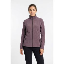 Fleecejacke Killtec "KW 456 WMN FLC JCKT ZW", Damen, Gr. 46, malve, Obermaterial: 100% Polyester, Jacken Fleecejacke, &Uuml;bergangsjacke