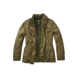 Parka Brandit "Brandit Damen Ladies M65 Giant Jacket", Damen, Gr. XL, olive, 100% Baumwolle, unifarben, normal, ohne Ausschnitt, Jacken Parka
