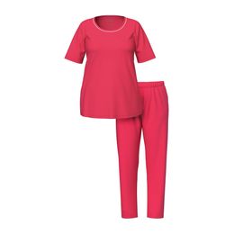 Ulla Popken Pyjama Damen Gr&ouml;&szlig;e XXXL/4XL fuchsia Winterkleid