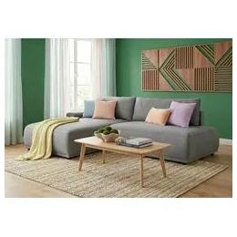 Ecksofa Trendmanufaktur "Fordon II, Schlafsofa mit Bettkasten, Couch in L-Form, Breite 250 cm", grau (anthrazit), B:250cm H:82cm T:167cm, 100% Polyester, Sofas, Ecksofa, in Struktur LUMOS, 3D-Effekt, anthrazit, Armlehne links