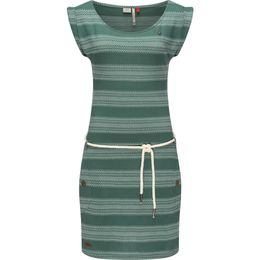 Ragwear Kleid Damen Gr&ouml;&szlig;e 38 smaragd / wei&szlig;