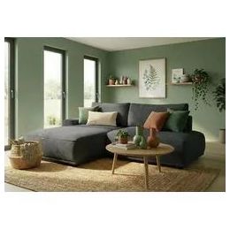 Ecksofa Trendmanufaktur "Fordon II, Schlafsofa mit Bettkasten, Couch in L-Form, Breite 250 cm", grau (anthrazit), B:250cm H:82cm T:167cm, 100% Polyester, Sofas, Ecksofa, in Struktur fein LEO, haustierfreundlich, anthrazit, Armlehne links