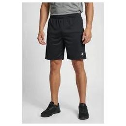 Trainingsshorts Hummel "hmlPULSE TRAINING SHORTS", Herren, Gr. M (48/50), N-Gr, schwarz, Obermaterial: 100% Polyester, Hosen