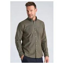 JACK'S INN 54 Businesshemd JACK&rsquo;S "Oxford-Hemd Regular Fit", Herren, Gr. XL, Normalgr&ouml;&szlig;en, gr&uuml;n (army mix), Obermaterial: 97% Baumwolle, 3% Elasthan, Hemden