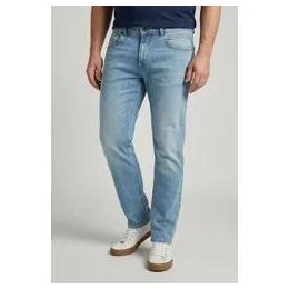 Regular-fit-Jeans Camel Active "fleXXXactive", Herren, Gr. 36, L&auml;nge 30, bleach blau, Denim/Jeans, Obermaterial: 99% Baumwolle, 1% Elasthan, regular fit kn&ouml;chellang, Jeans, im Five-Pocket Style