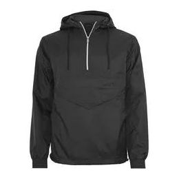 Windbreaker Urban Classics "Urban Classics Herren Pull Over Windbreaker", Herren, Gr. M, schwarz, 100% Polyamid, unifarben, normal, ohne Ausschnitt, Jacken Windbreaker