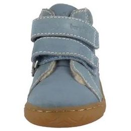 Stiefel Lurchi "Lurchi Jacky Barefoot", Jungen, Gr. 27, blau (ice blau), Leder, Schuhe Stiefel