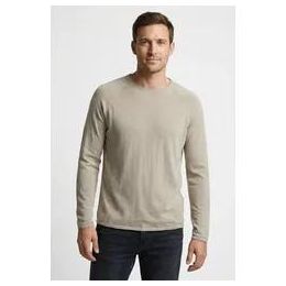 Jack & Jones PlusSize Rundhalspullover "JJBREEZE KNIT CREW NECK PLS", Damen, Gr. 6XL, string, Strick, Obermaterial: 100% Baumwolle, JACK & JONES PLUSSIZE, unifarben, regular fit, Rundhals, Pullover Rundhalspullover
