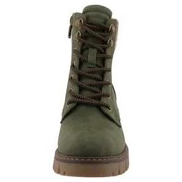 Stiefel Tom Tailor "Tom Tailor Winter Boots", Damen, Gr. 39, khaki, unifarben, Schuhe Stiefel