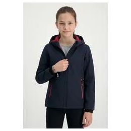 Softshelljacke CMP "KID G JACKET FIX HOOD f&uuml;r Kinder43405465", Kinder, Gr. 176, antracite, pe, Softshell, Obermaterial: 96% Polyester, 4% Elasthan. Innenseite: 100% Polyester, hoch geschlossener Ausschnitt, Windstopperb&uuml;ndchen, Jacken Softshelljacke, Atmungsaktiv & Wasserabweisend & Windabweisend,&Uuml;bergangsjacke