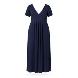 Stil Diva Kleid Damen Gr&ouml;&szlig;e 48 navy Winterkleid