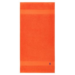 Ralph Lauren Home Handtuch 'POLOPLAYER' Herren Gr&ouml;&szlig;e 50 x 100 orangerot