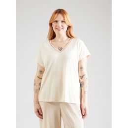 Vero Moda Curve T-Shirt 'VMCILMA' Damen Gr&ouml;&szlig;e 4XL/5XL beige