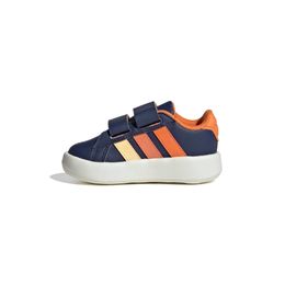 adidas Sportswear Sneaker 'GRAND COURT MICKEY' Jungen Gr&ouml;&szlig;e 22 dunkelblau / hellgelb / orange / koralle