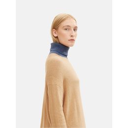 Tom Tailor Pullover Damen Gr&ouml;&szlig;e L camel / navy