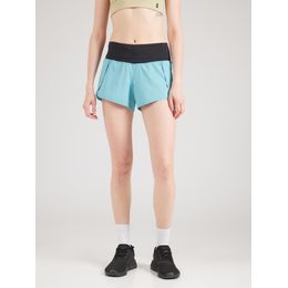 Skechers Sportshorts Damen Gr&ouml;&szlig;e L hellblau / schwarz / wei&szlig;