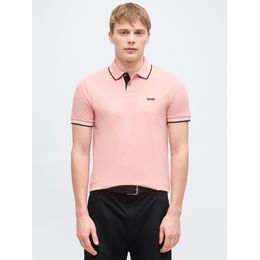 BOSS Poloshirt 'Paul' Herren Gr&ouml;&szlig;e L rosa / schwarz