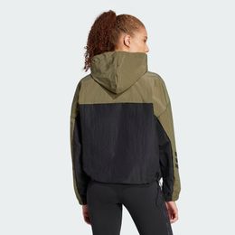 adidas Sportswear Jacke 'Future Icons' Damen Gr&ouml;&szlig;e M/L oliv / schwarz