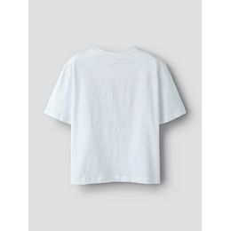 name it T-Shirt M&auml;dchen Gr&ouml;&szlig;e 146/152 ecru / braun / schwarz / wei&szlig;