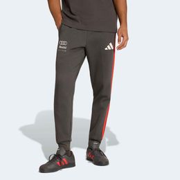 adidas Performance Sporthose 'Audi Formula One Team DNA' Herren Gr&ouml;&szlig;e XL dunkelgrau / rot / wei&szlig;