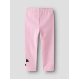 name it Leggings 'NMFLEIKA' M&auml;dchen Gr&ouml;&szlig;e 122 rosa / schwarz