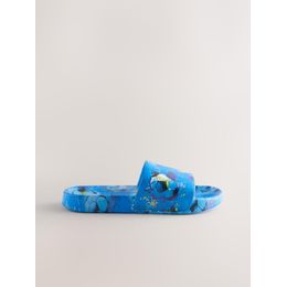 next Pantolette Jungen Gr&ouml;&szlig;e 42 blau / indigo / schwarz / offwhite