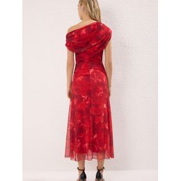 Trendyol Kleid Damen Gr&ouml;&szlig;e 36 rot / hellrot / dunkelrot