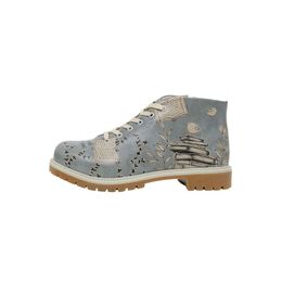 DOGO Schn&uuml;rstiefel 'DOGO Shortcut Boots - Birds Have Wings' Damen Gr&ouml;&szlig;e 37 blau Winterschuhe